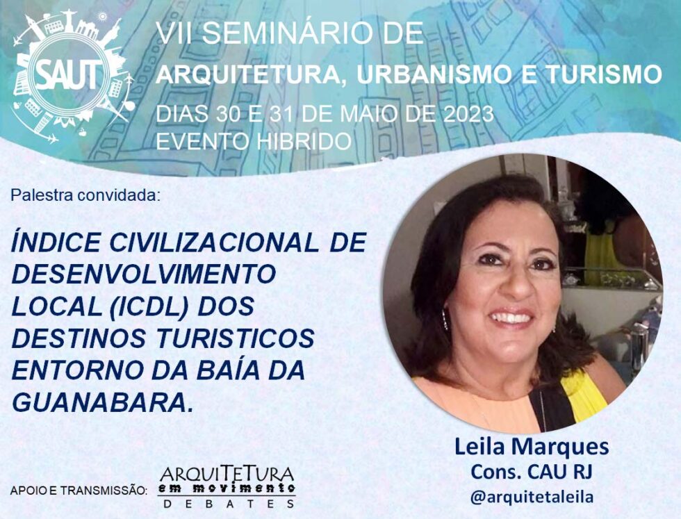VII Seminário de Arquitetura, Urbanismo e Turismo, 30 e 31 de Maio ...